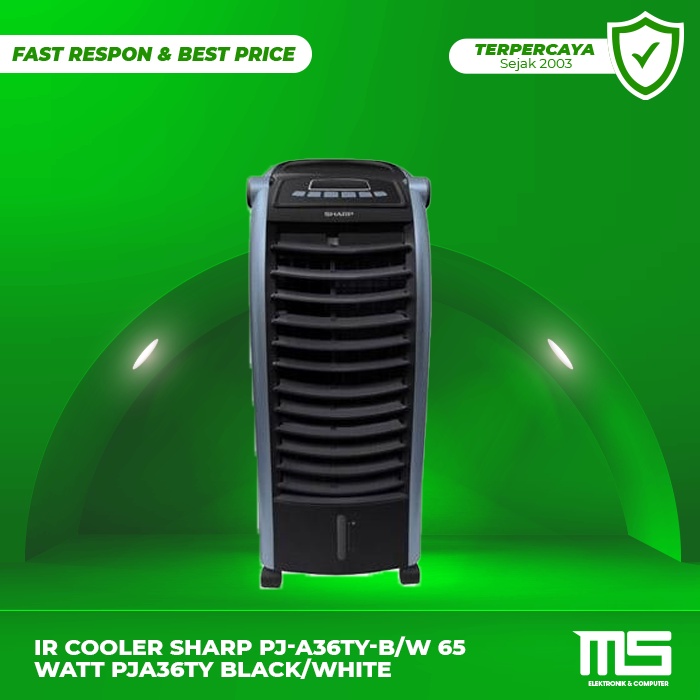Jual Air Cooler SHARP PJ-A36TY-B/W 65 Watt PJA36TY Black/White | Shopee ...