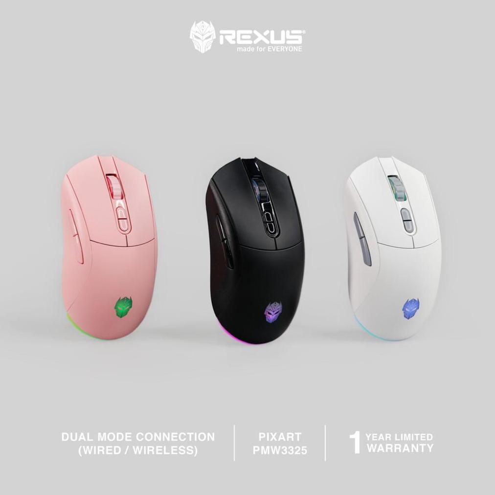 Jual Rexus Mouse Wireless Gaming Arka RX107 / Arka RX-107 Dual ...
