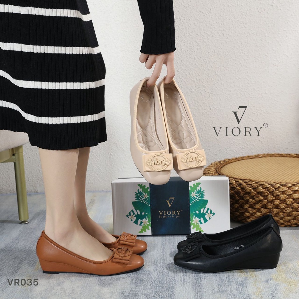 Jual VIORY Wedges Shoes #VR035 | Shopee Indonesia
