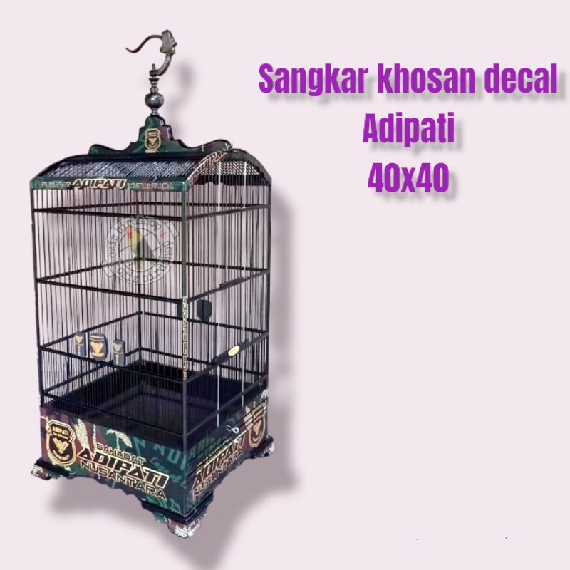 Jual kandang sangkar 40x40 khosan kosan decal ADIPATI | Shopee Indonesia