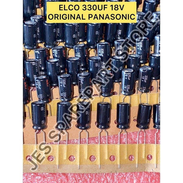 Jual ELCO 330UF 18V ORIGINAL PANASONIC | Shopee Indonesia