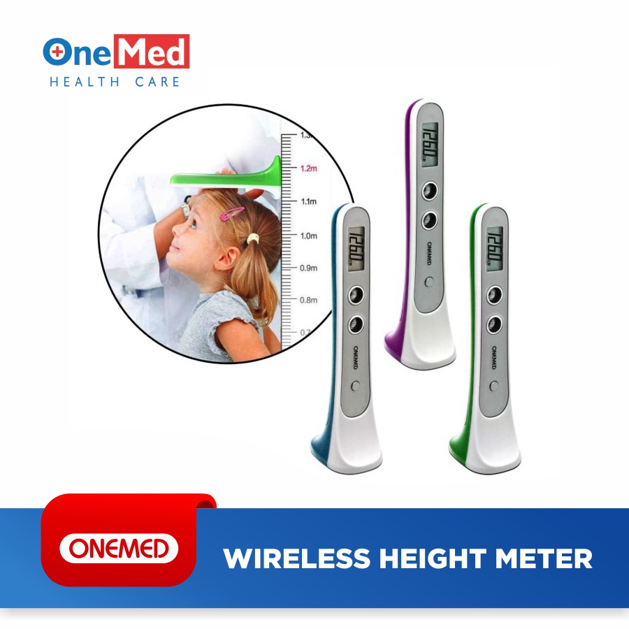Jual ONEMED Wireless Height Meter Alat Ukur Tinggi Badan Otomatis OOF ...