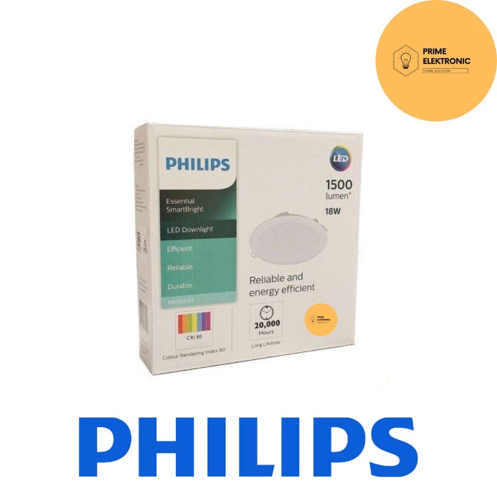 Jual Downlight PHILIPS LED DN020B G3 18 Watt | Lampu Tanam Philips 18 W ...