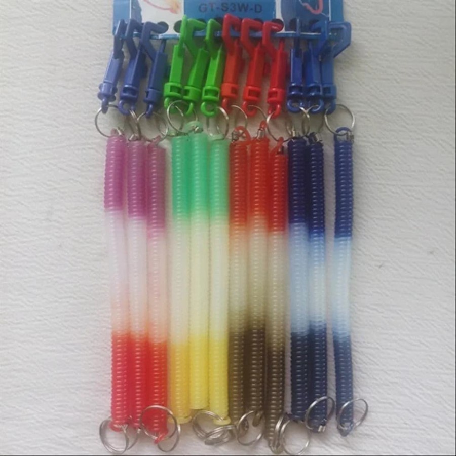 Jual Gantungan Kunci Motor dan lain lain Spiral Besar Warna RANDOM ...