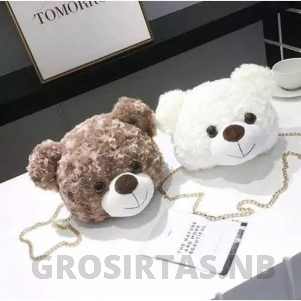 Jual 𝐓𝐚𝐬 𝐁𝐮𝐥𝐮 𝐒𝐞𝐥𝐞𝐦𝐩𝐚𝐧𝐠 𝐓𝐞𝐝𝐝𝐲 𝐁𝐞𝐚𝐫 Tas Boneka Kepala Teddy | Shopee ...
