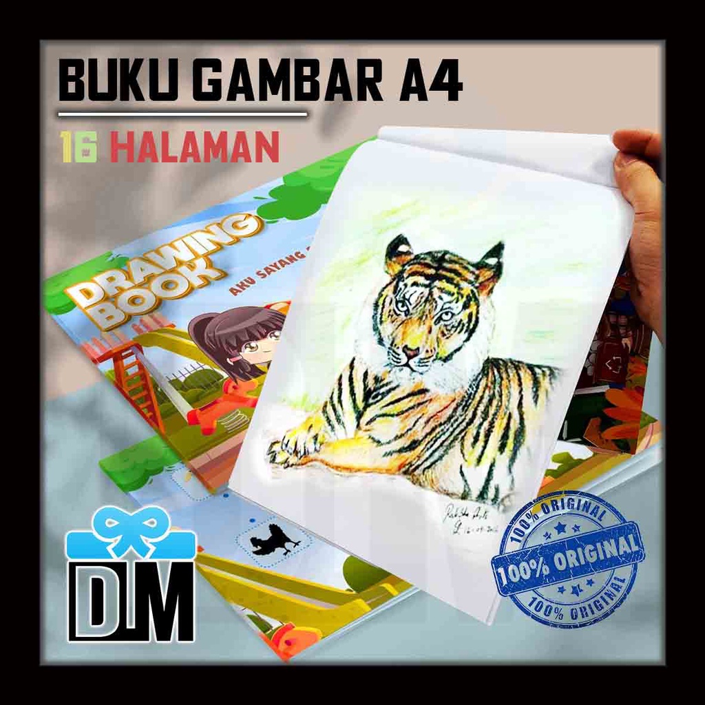 Jual Buku Gambar A4 Sedang Sketch Book Polos A4 Tebal | Shopee Indonesia