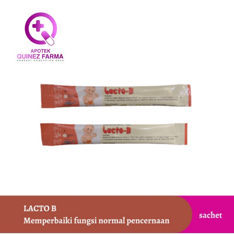Jual LACTO B (Sachet) untuk Bayi / Probiotik / Atasi Masalah Pencernaan ...