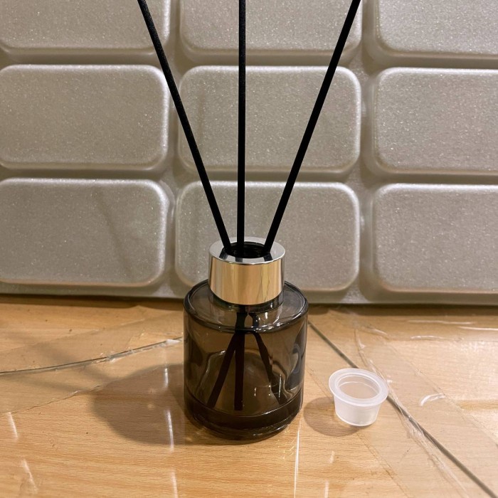 Jual Botol Reed Diffuser 50ml Kaca Tebal Hitam Vas Pot + Cap + Stopper | Shopee Indonesia