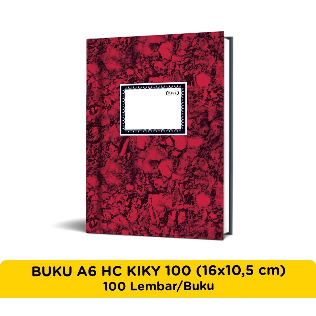 Jual Kiky Buku Hard Cover A6 Laminasi Gloss 100 Lembar / Kiky Buku ...
