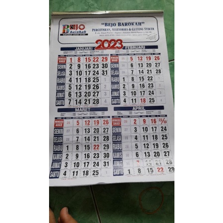Jual KALENDER SABLON / KALENDER KERJA / KALENDER HVS / KALENDER CUSTOM ...