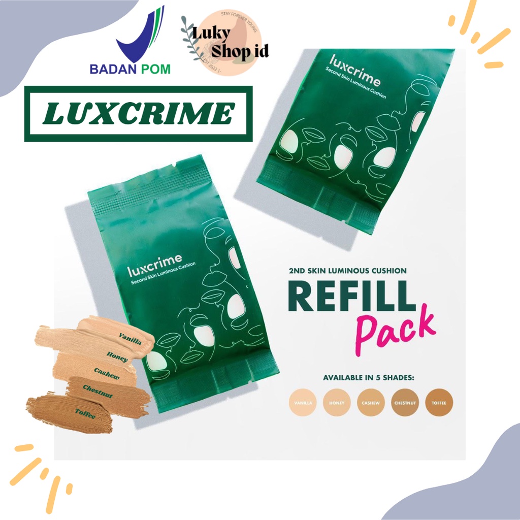 Jual Luxcrime Refill 2nd Skin Luminous Cushion | Shopee Indonesia