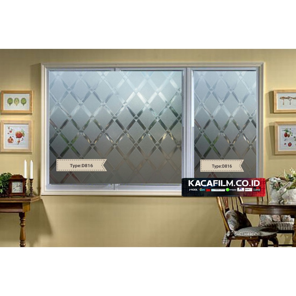 Jual Stiker Kaca Jendela Pintu Motif 3D Premium Gliter Sticker Pelapis ...