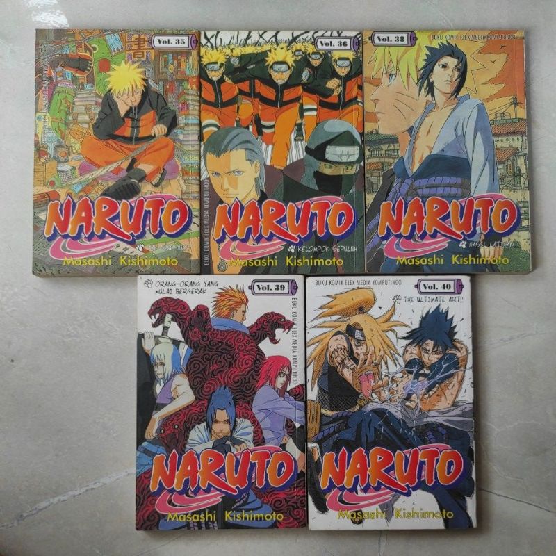 Jual Komik NARUTO - Masashi Kishimoto - Jilid 36,39,40 | Shopee Indonesia