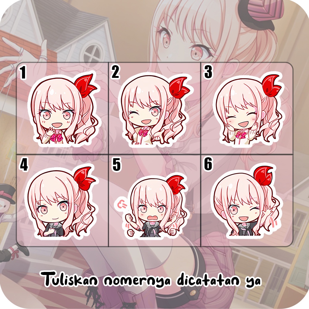Jual Stiker Glossy Mizuki Akiyama Project Sekai, Sticker Anime Game ...