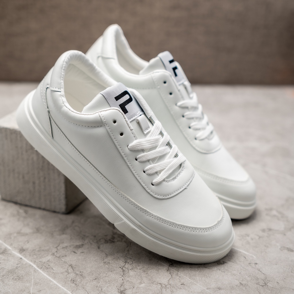 Jual PAULMAY - Sepatu Sneakers pria Bogota White | Shopee Indonesia