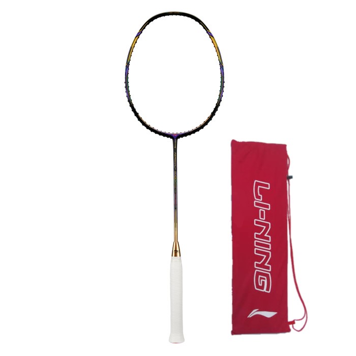 Jual Raket Raket Badminton Lining Aeronaut 9000 Instinct - Hitam/Gold ...