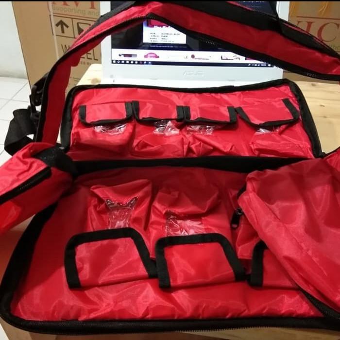 Jual Tas Emergency Selempang p3k + Isi First Aid Kit Bag Paket B ...
