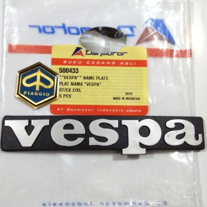 Jual Emb Emblem Merk Vespa Tempel Untuk Vespa Excel Danmotor | Shopee ...