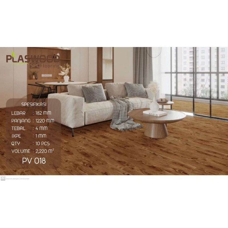 Jual (PAKET TERPASANG) SPC vinyl Flooring tebal 5mm | Vinyl Spc Terbaru ...