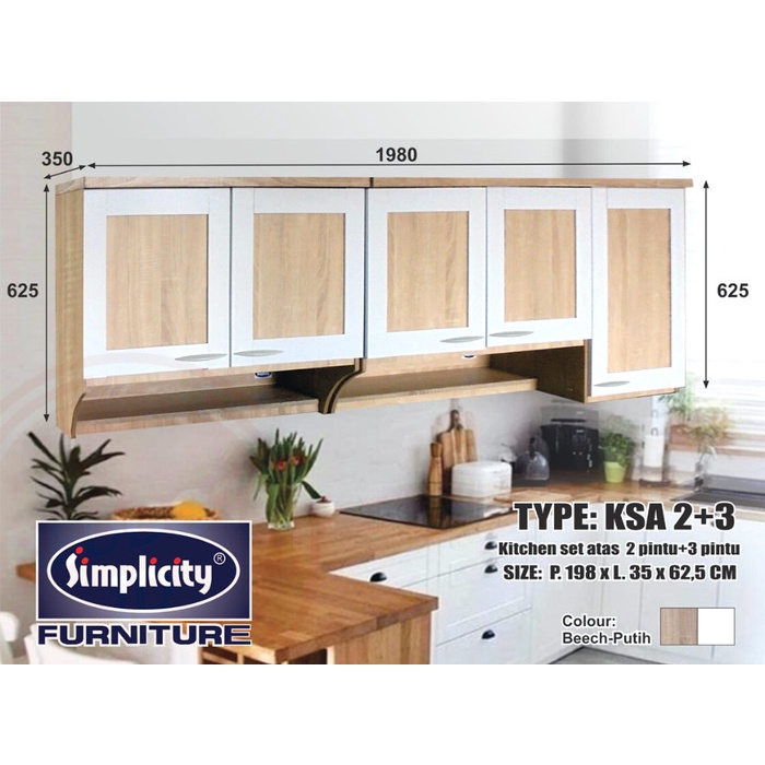 Jual Rak Kitchen Set Minimalis Atas Lemari Dan Rak Gantung Aesthetic ...