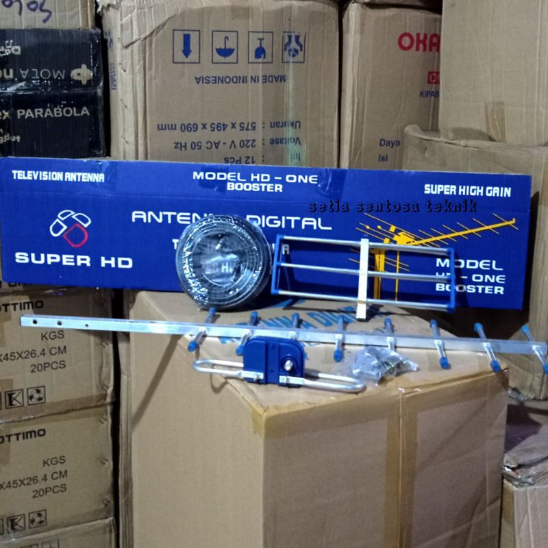 Jual Antena TV digital outdoor SUPER HD + Booster | Shopee Indonesia
