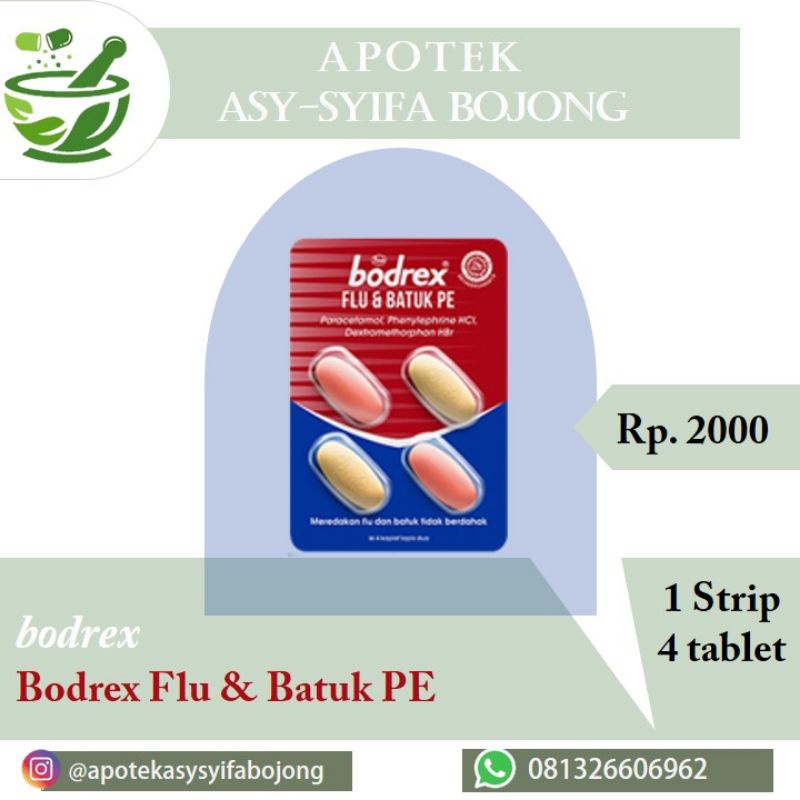 Jual Bodrex Flu & Batuk PE | Shopee Indonesia
