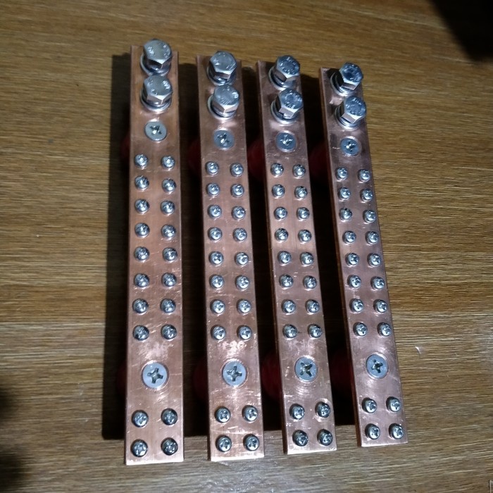 Jual [HARGA PROMO] Busbar Plat Tembaga 200 X 25X 5Mm Custom - Alat ...