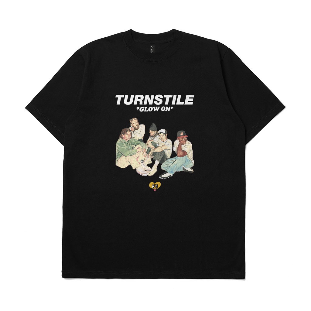Jual T-shirt Band Turnstile Isolated Glow On Painting | Shopee Indonesia