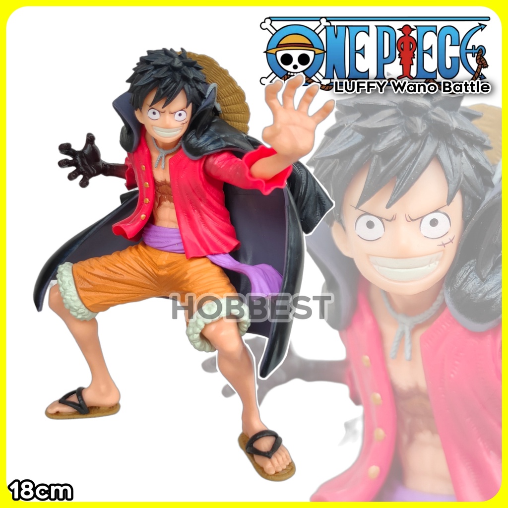 Jual Action Figure KOA ONE PIECE LUFFY WANO BATTLE Miniatur Pajangan ...