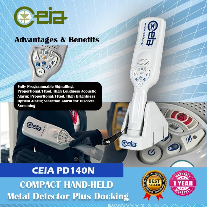 Jual Detect Ceia Hand-Held Metal Detector Pd140N Plus Docking Charger | Shopee Indonesia