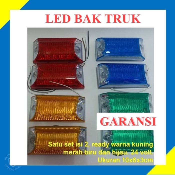 Jual AKSESORIS TRUK LAMPU VARIASI LED BAK TRUK TRUCK 24 VOLT A139 | Shopee Indonesia