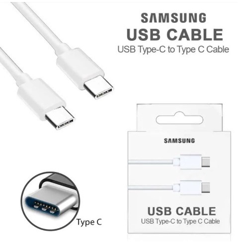 Jual Kabel Charger Type C to Type C Samsung Original Super Fast ...
