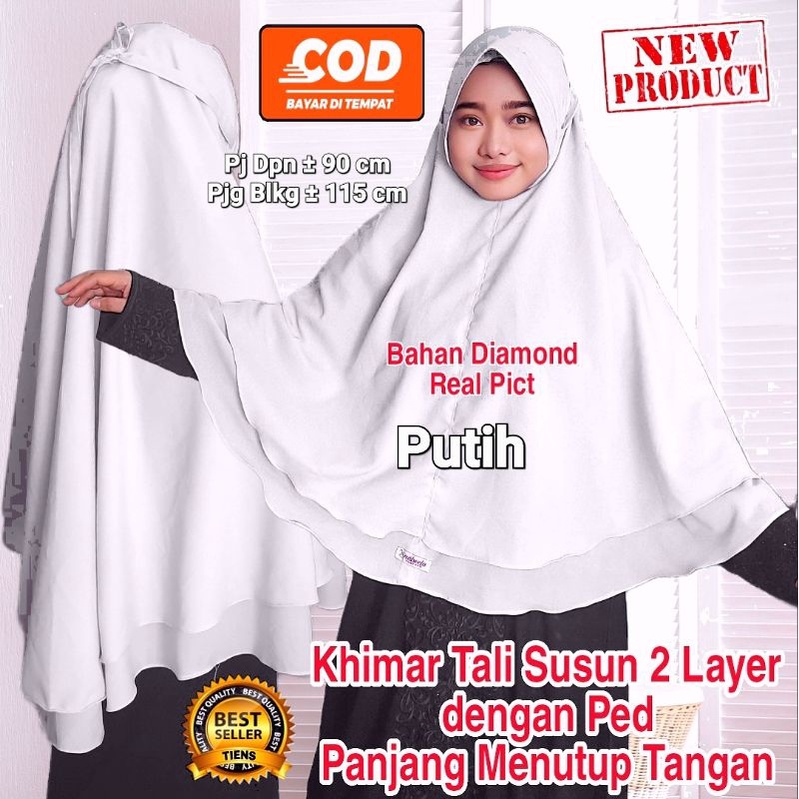 Jual Bergo Khimar Jilbab Kerudung Hijab Mukena Perlengkapan Ihram Ihrom Haji Umroh Umrah Susun 2 ...