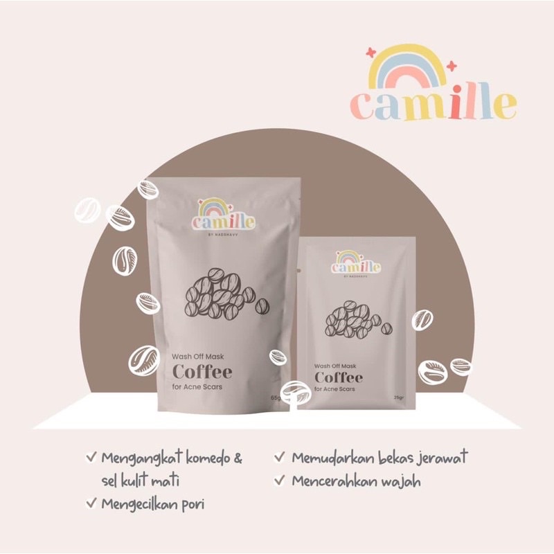 Jual CAMILLE Wash Off Mask 25gr/65gr masker wajah masker bubuk masker powder [BPOM] | Shopee ...