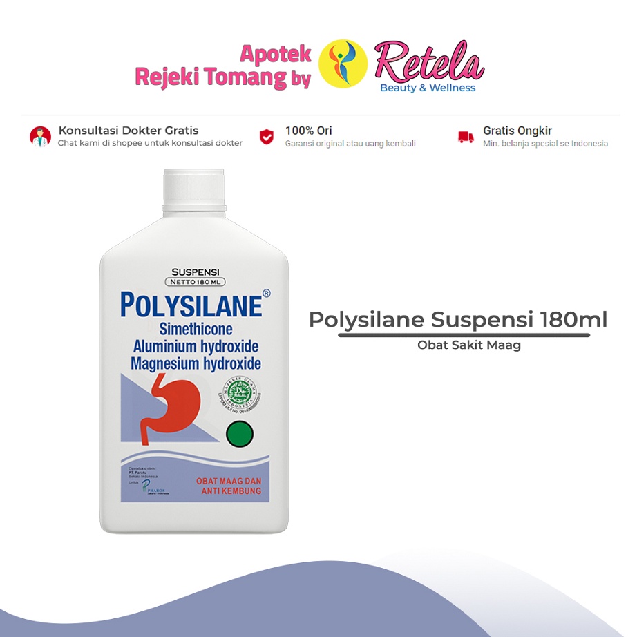 Jual POLYSILANE SUSP 180ML | Shopee Indonesia
