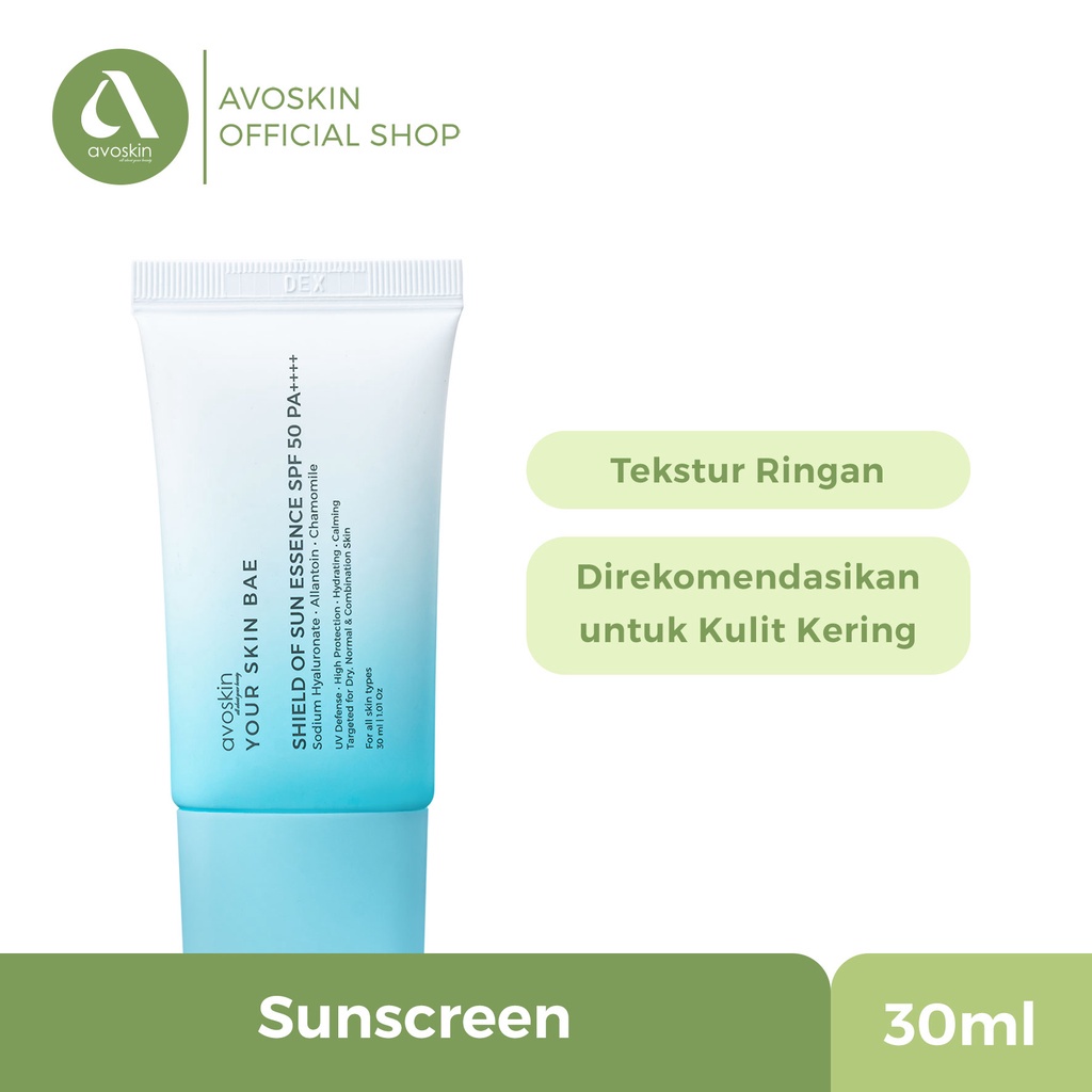 Jual Avoskin YSB Shield of Sun SPF 50 PA++++ - Sunscreen untuk Kulit ...