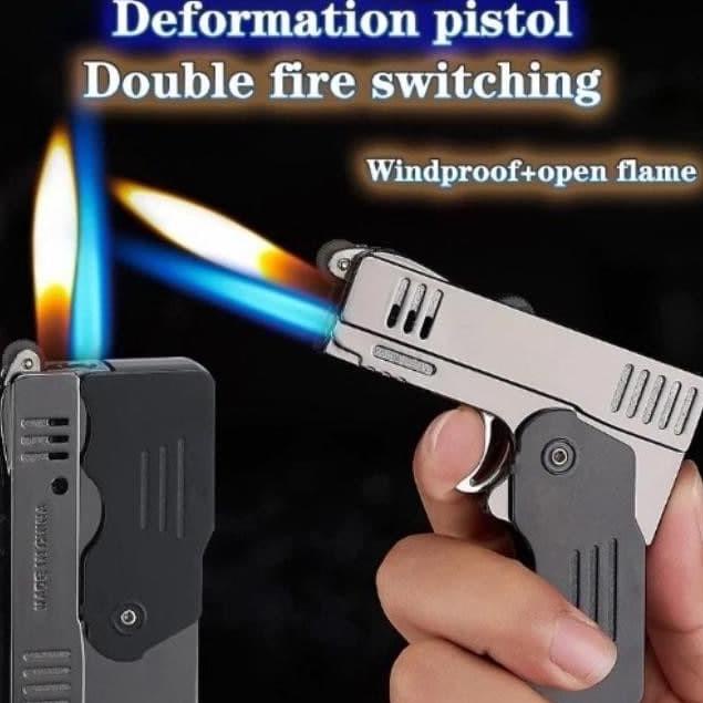 Jual LIGHTER GUN DOUBLE FIRE | Shopee Indonesia