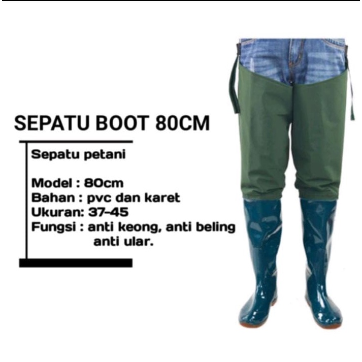 Jual SEPATU BOOT KARET PANJANG PREMIUM SEPATU BOOT SAWAH SEPATU BOOT ...