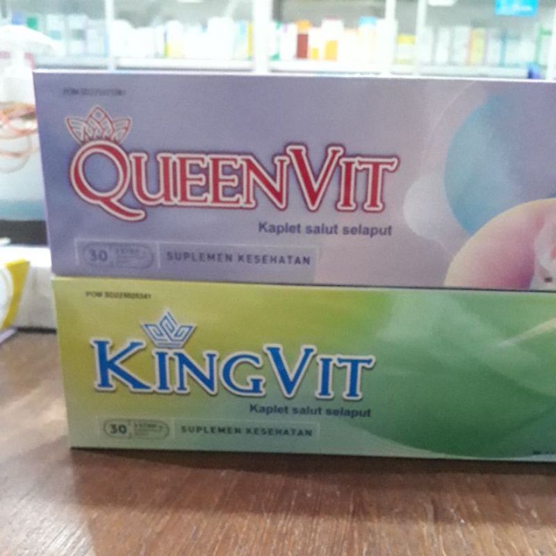 Jual queenvit kingvit vitamin program hamil | Shopee Indonesia