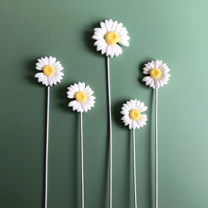 Jual Topper Daisy / Bunga Daisy / Topper kue Daisy flower | Shopee ...