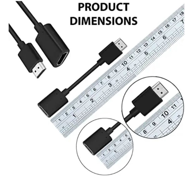 Jual Kabel Perpanjangan HDMI 0.3m 30cm Male to Female Extension Cable ...