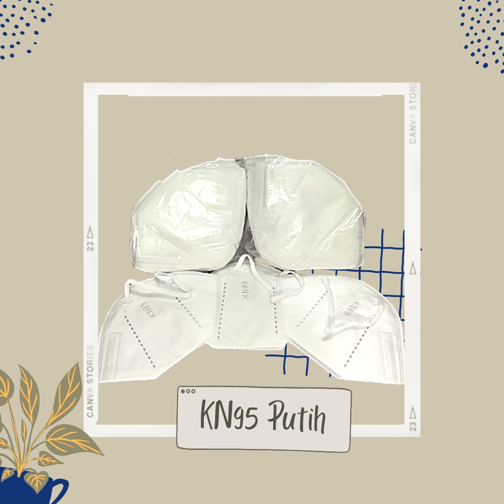 Jual Masker KN95 Isi 50 Pcs warna Putih | Shopee Indonesia