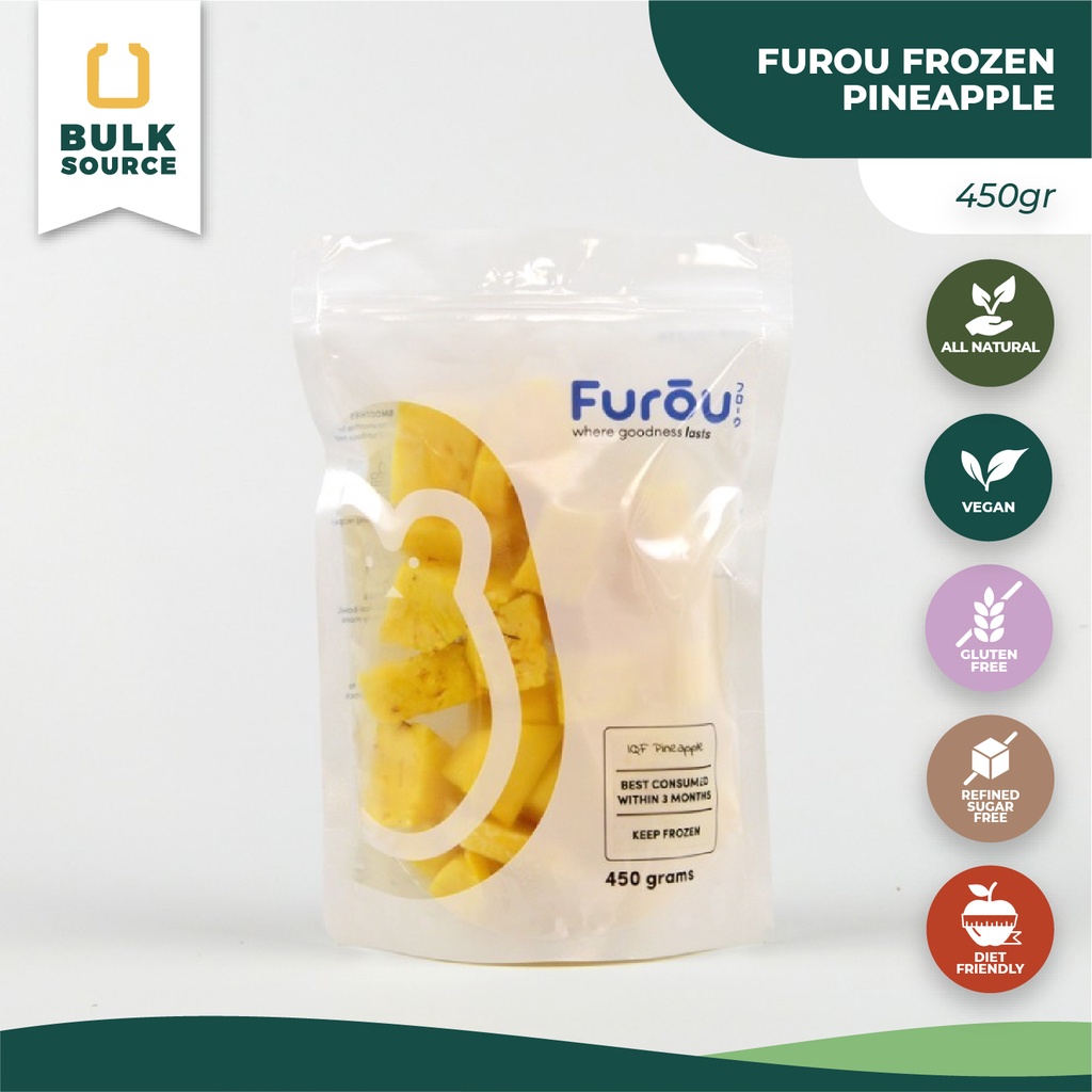 Jual Furou - Frozen Pineapple 450gr | Shopee Indonesia