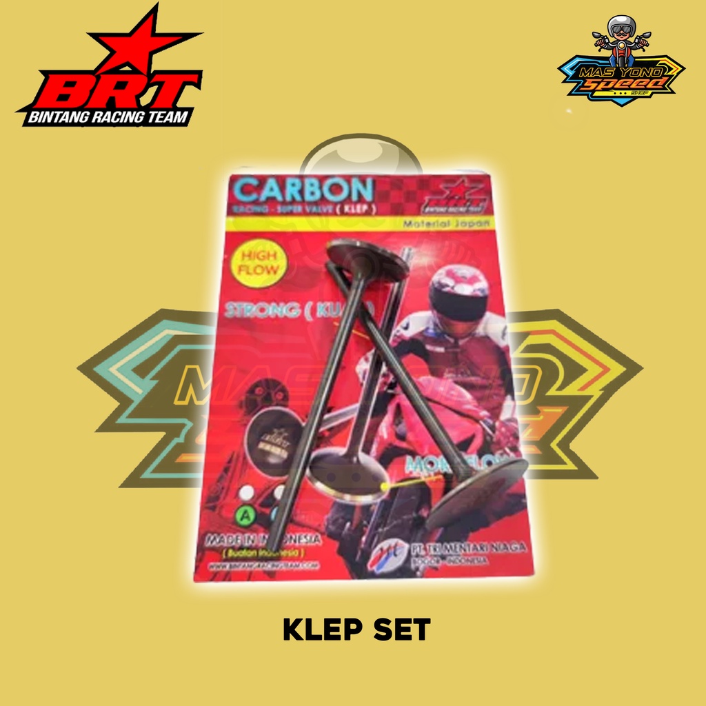 Jual BRT Bintang Racing Team Klep Set Valve Payung Klep Material Carbon AA AB Ukuran 26 28 24 29 ...