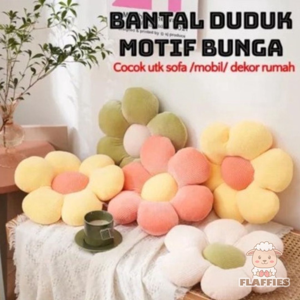 Jual Flaffies Bantal Bunga Unik Aesthetic | Bantal Kursi | Bantal Sofa ...