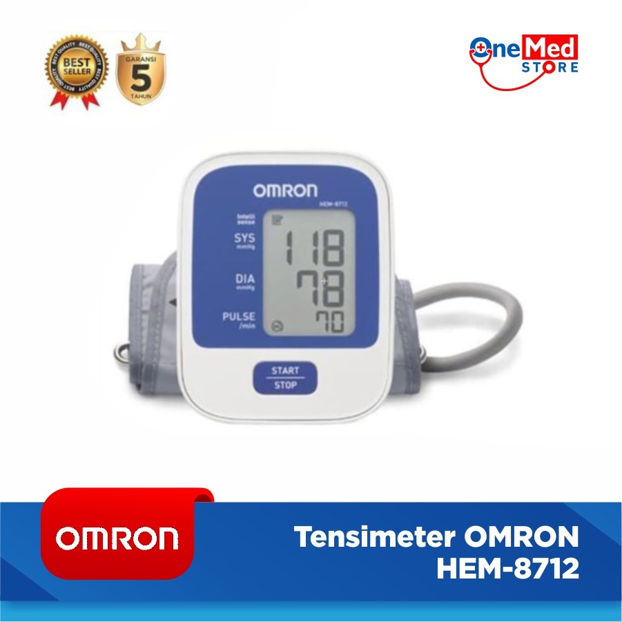 Jual Tensimeter Digital HEM-8712 Omron OT | Shopee Indonesia