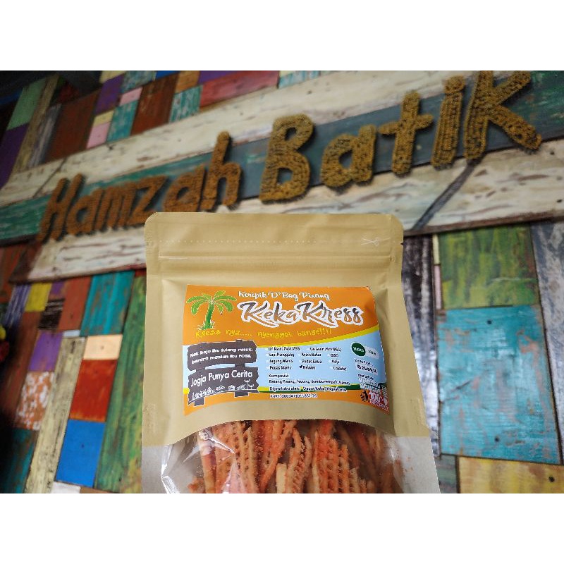 Jual Keripik Debog Pisang 65g rasa Ori gurih (non MSG) | Shopee Indonesia