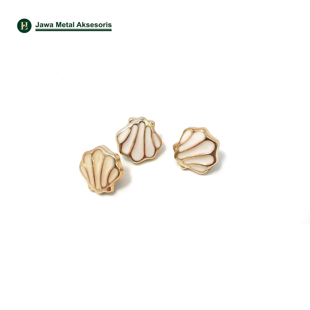 Jual Jawa Plastic Button Kancing Bentuk Kerang Motif Unik Keren Ukuran ...