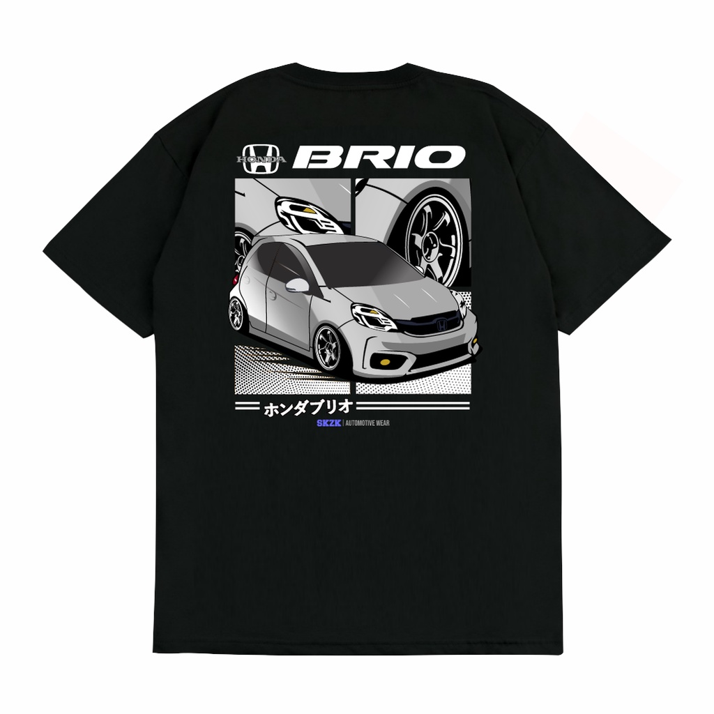 Jual SAKAZUKI Kaos Baju T shirt Distro Unisex Gambar Mobil HONDA BRIO STREET WEAR V2 Original ...