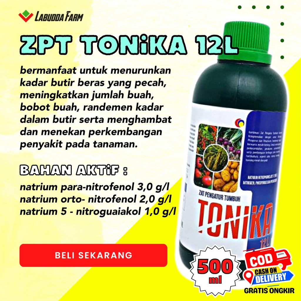 Jual ZPT Tonika 12 L 500ml - Zat Pengatur Tumbuh Tanaman Tonika Basmi ...